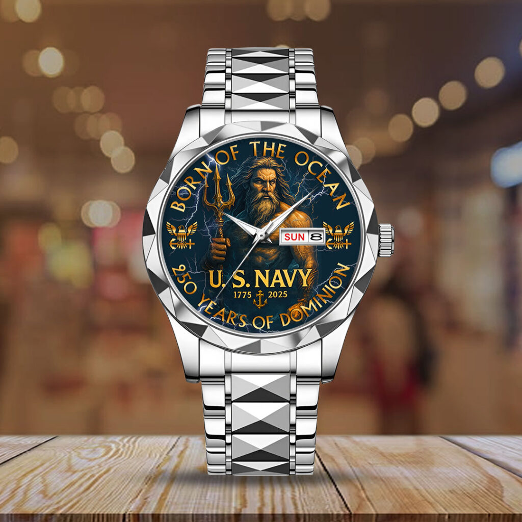 US Navy 250th Anniversary Alloy Luxury Quartz Watch – HOATT13149 ...