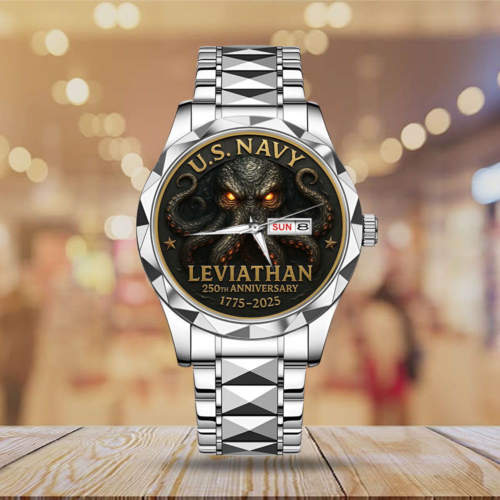 US Navy 250th Anniversary Alloy Luxury Quartz Watch – MAITM12725 ...