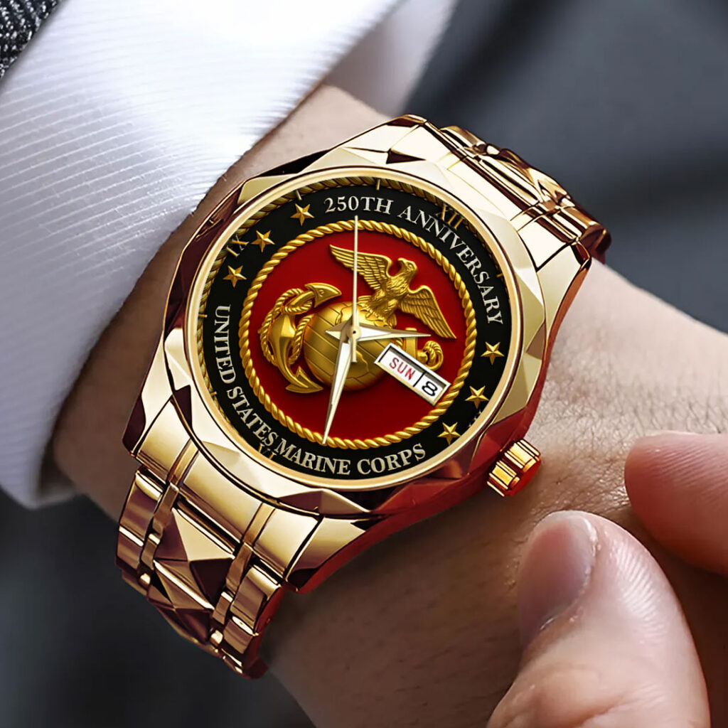 US Marine Corps 250th Anniversary 2025 Alloy Luxury Quartz Watch ...