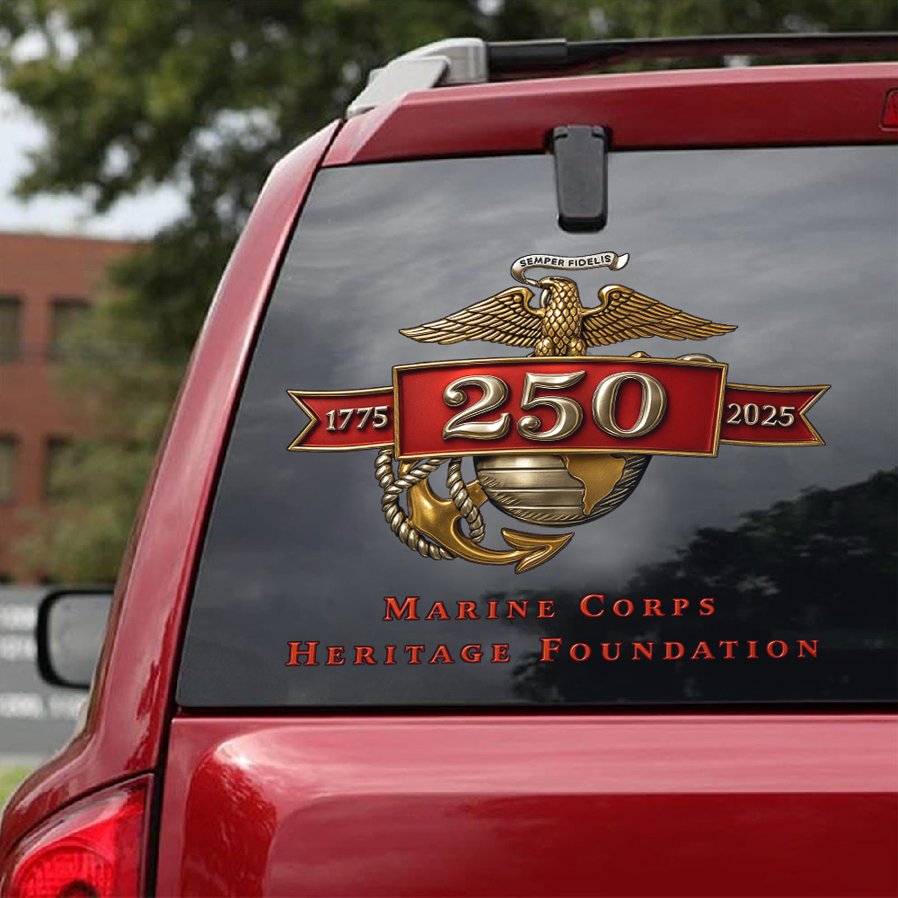 US Marine Corps 250th Anniversary 2025 Car Sticker – TMTHU688 | Gifnestbuys
