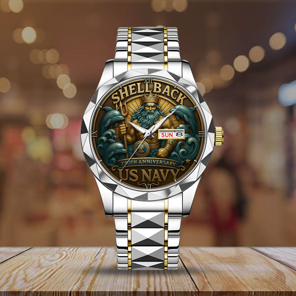 US Navy 250th Anniversary 2025 Alloy Luxury Quartz Watch – TMTHU894 ...