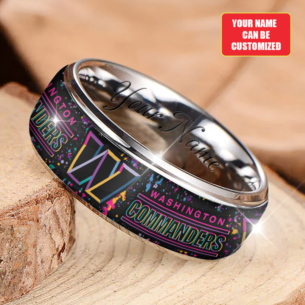 Personalized Washington Commanders Crucial Catch 2025 Custom Alloy Ring ...