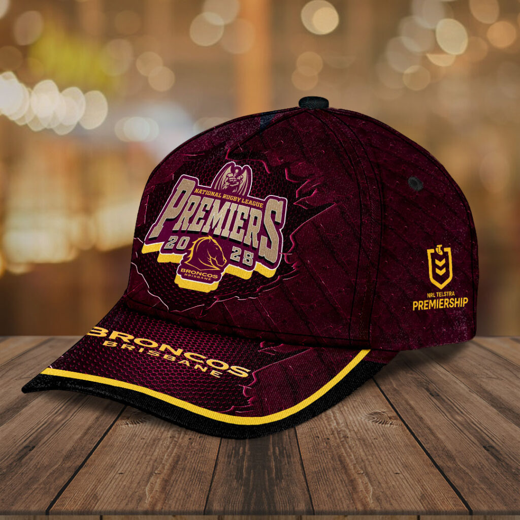Brisbane Broncos 2025 Premiers Classic Cap – MAITM13252 | Gifnestbuys