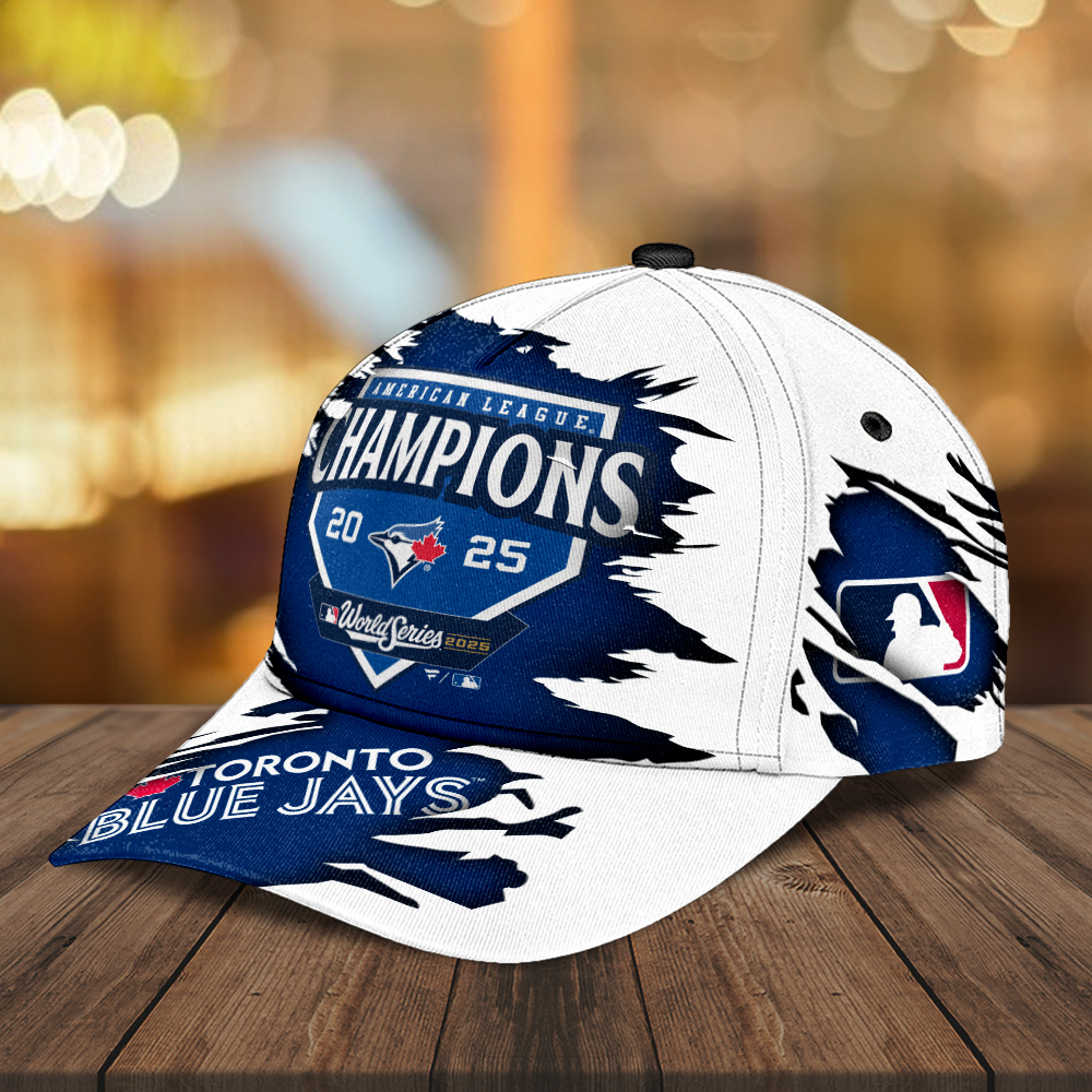 Toronto Blue Jays 2025 American League Champions Classic Cap ...