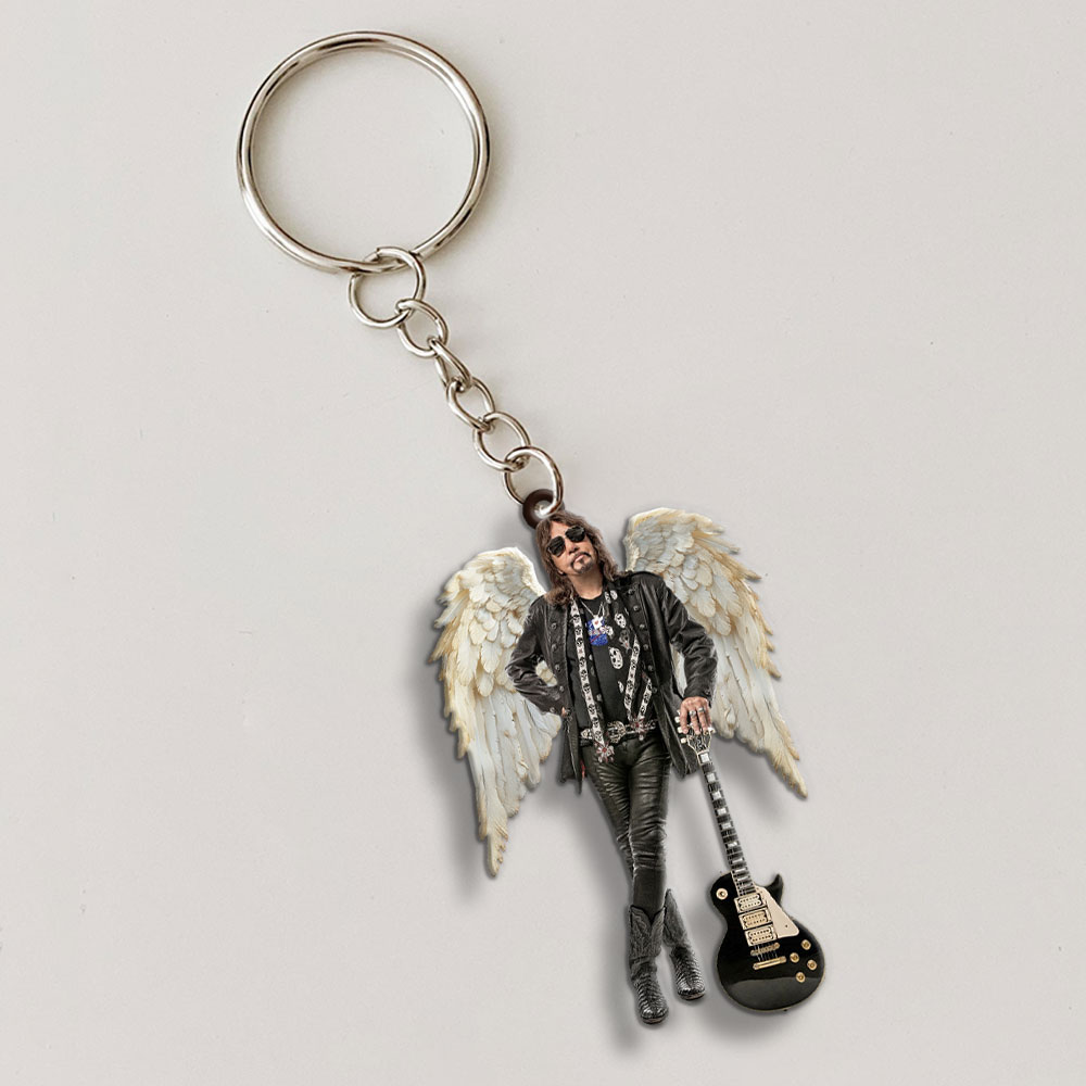 Ace Frehley Custom Shape 2-sided Keychain – MAITM13462 | Gifnestbuys