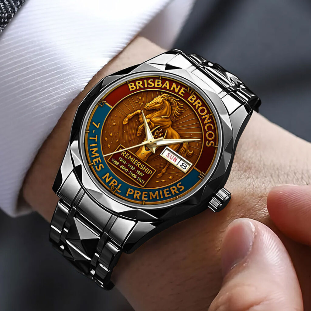 Brisbane Broncos Alloy Luxury Quartz Watch – TMTHU1751 | Gifnestbuys