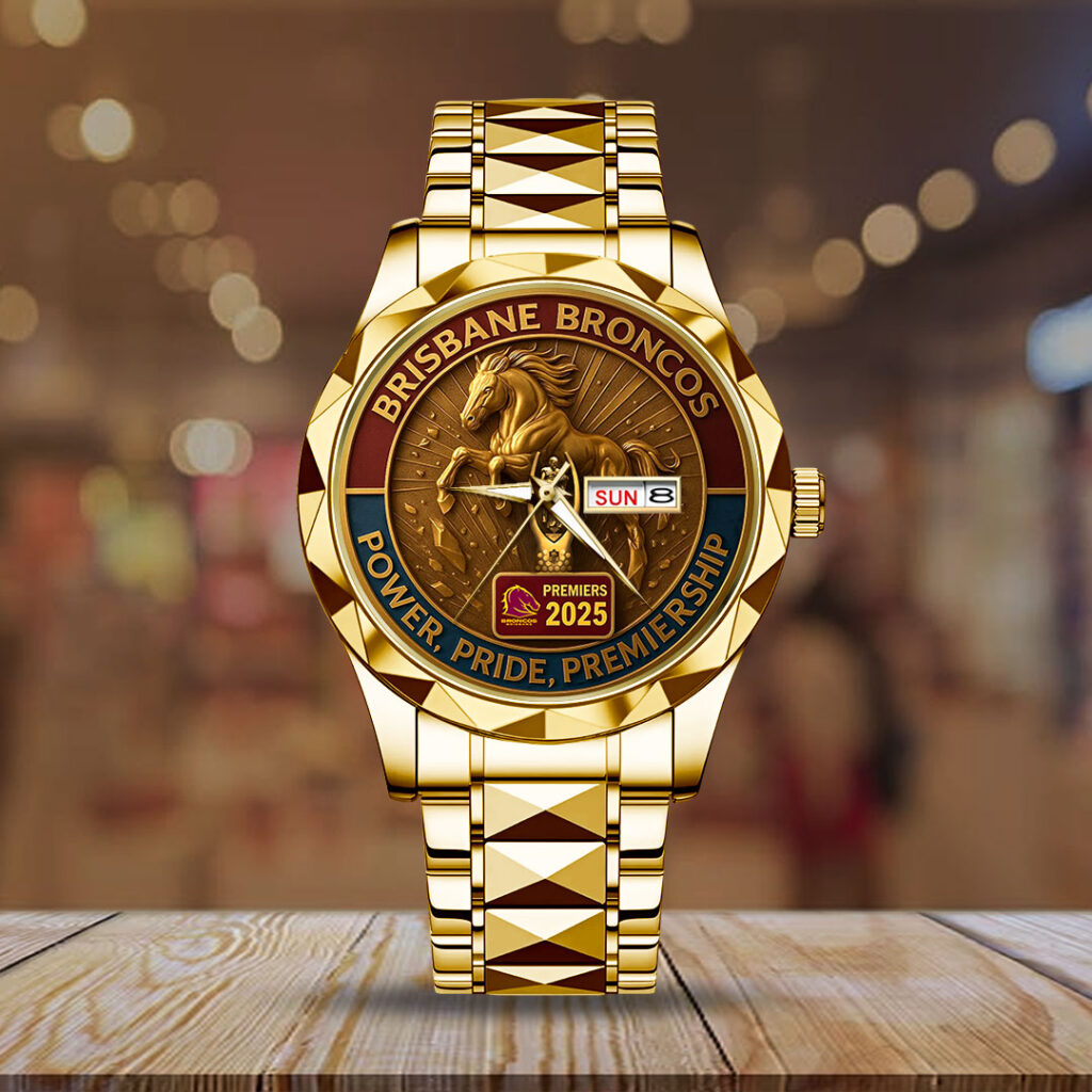 Brisbane Broncos Alloy Luxury Quartz Watch – TMTHU1301 | Gifnestbuys