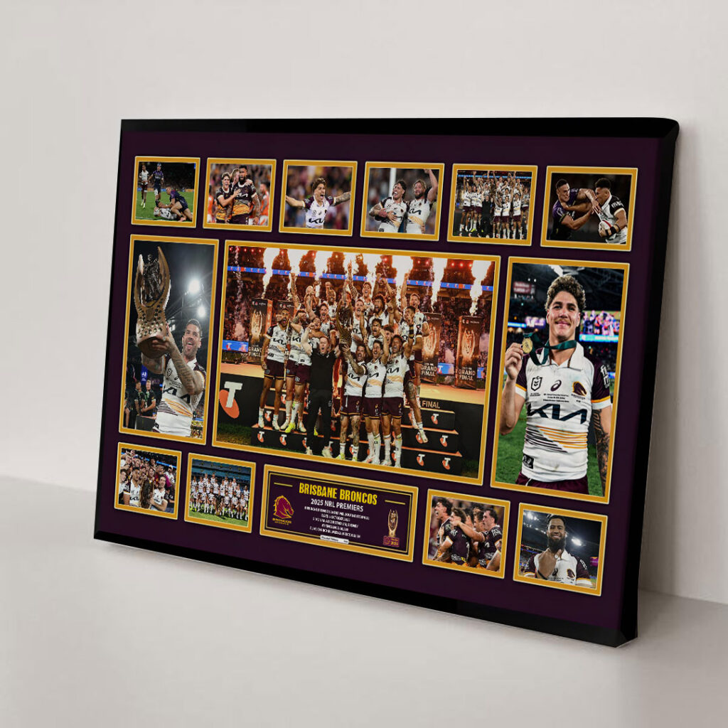 Brisbane Broncos Rectangle Canvas With Inner Frame – TMTHU1768 ...
