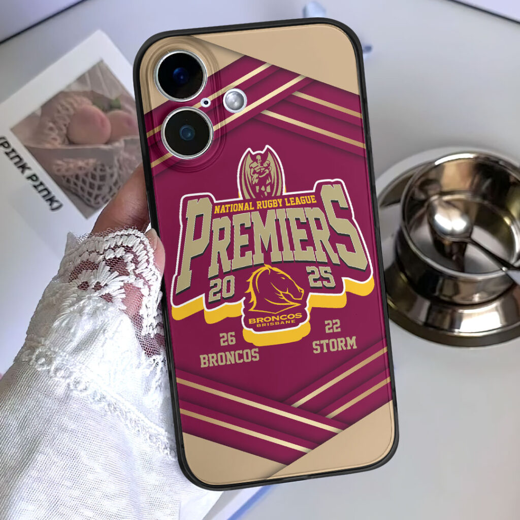 Brisbane Broncos 2025 NRL Premiers Phone Case – HOATT13592 | Gifnestbuys