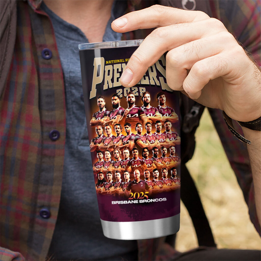 Brisbane Broncos 2025 NRL Premiers Tumbler Cup – HOATT13867 | Gifnestbuys