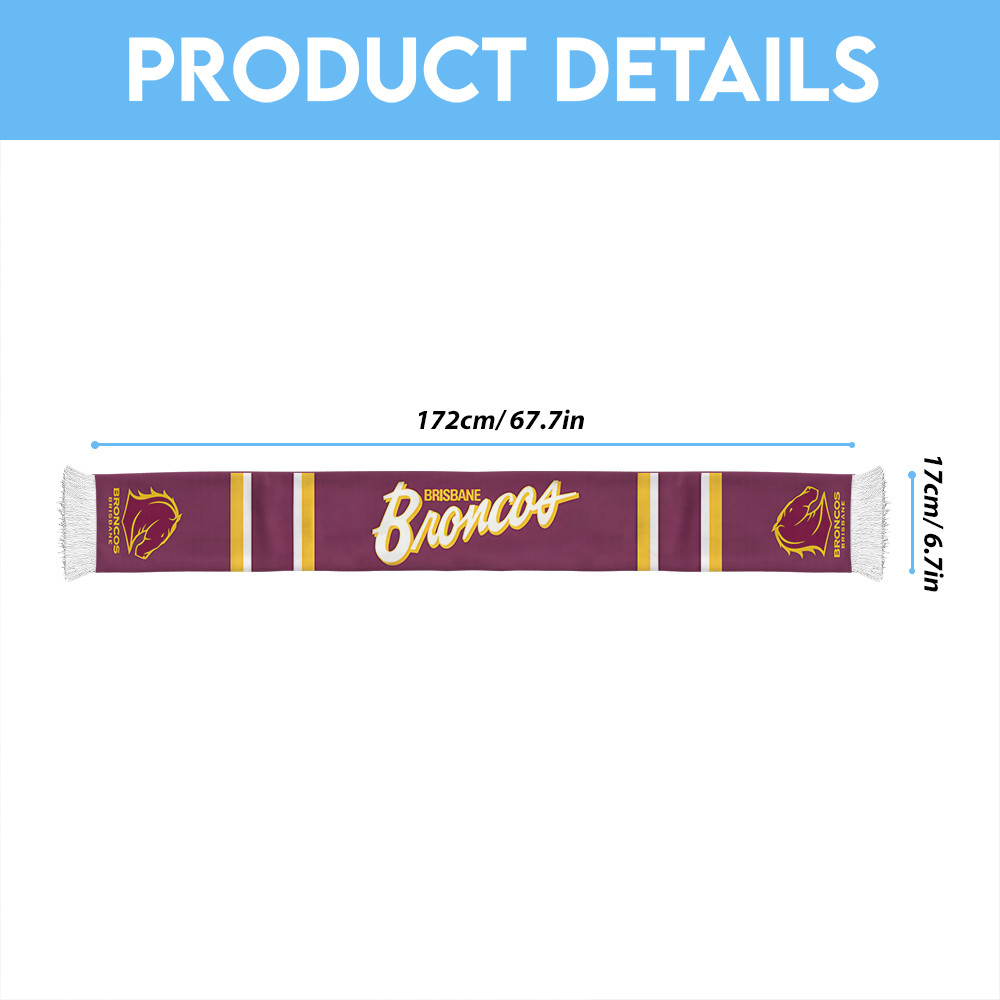 Brisbane Broncos Ruffneck Soccer Scarf – TANTN17085 | Gifnestbuys