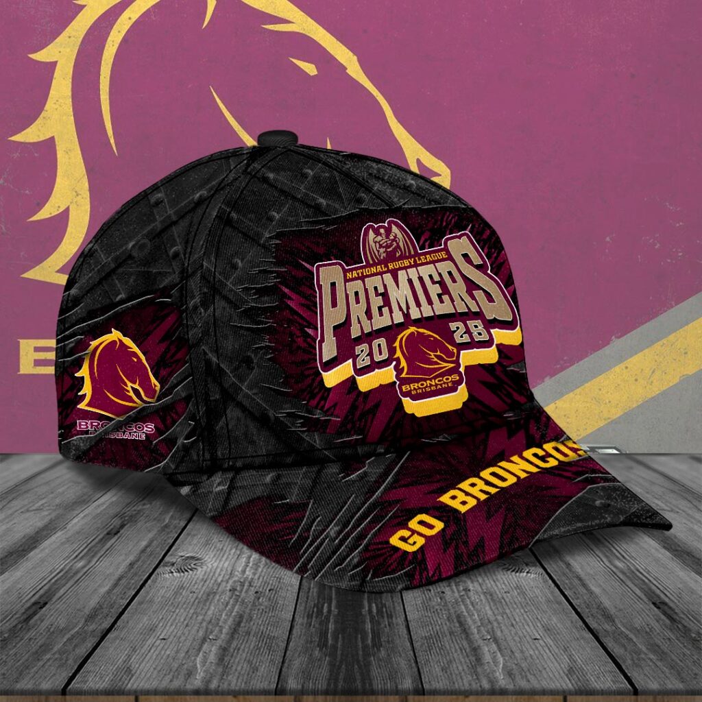 Brisbane Broncos 2025 NRL Premiers Classic Cap – HOATT13607 | Gifnestbuys