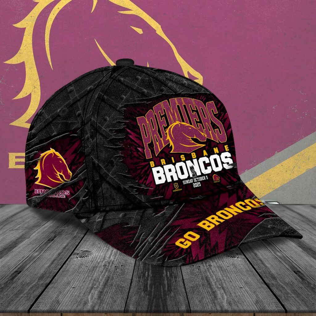Brisbane Broncos 2025 NRL Premiers Classic Cap – HOATT13644 | Gifnestbuys