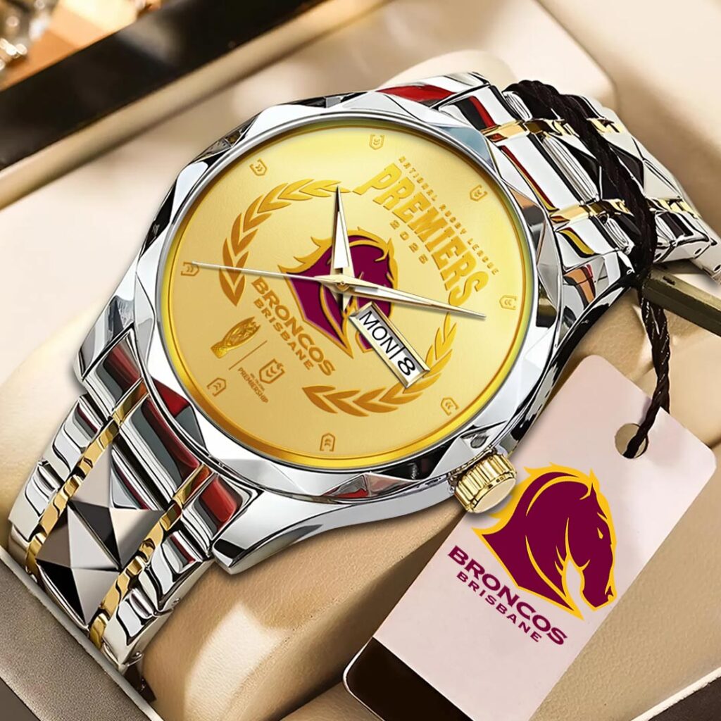 Brisbane Broncos Alloy Luxury Quartz Watch – GNE4533 | Gifnestbuys