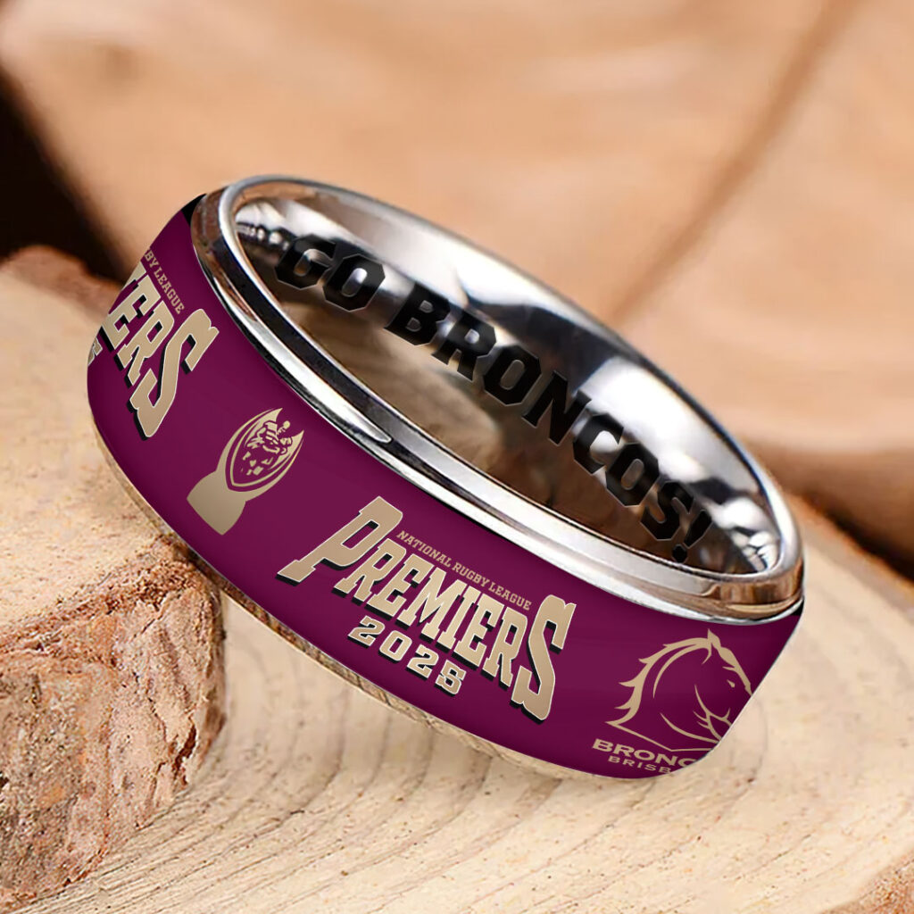 Brisbane Broncos 2025 NRL Premiers Custom Alloy Ring – HOATT13705 ...