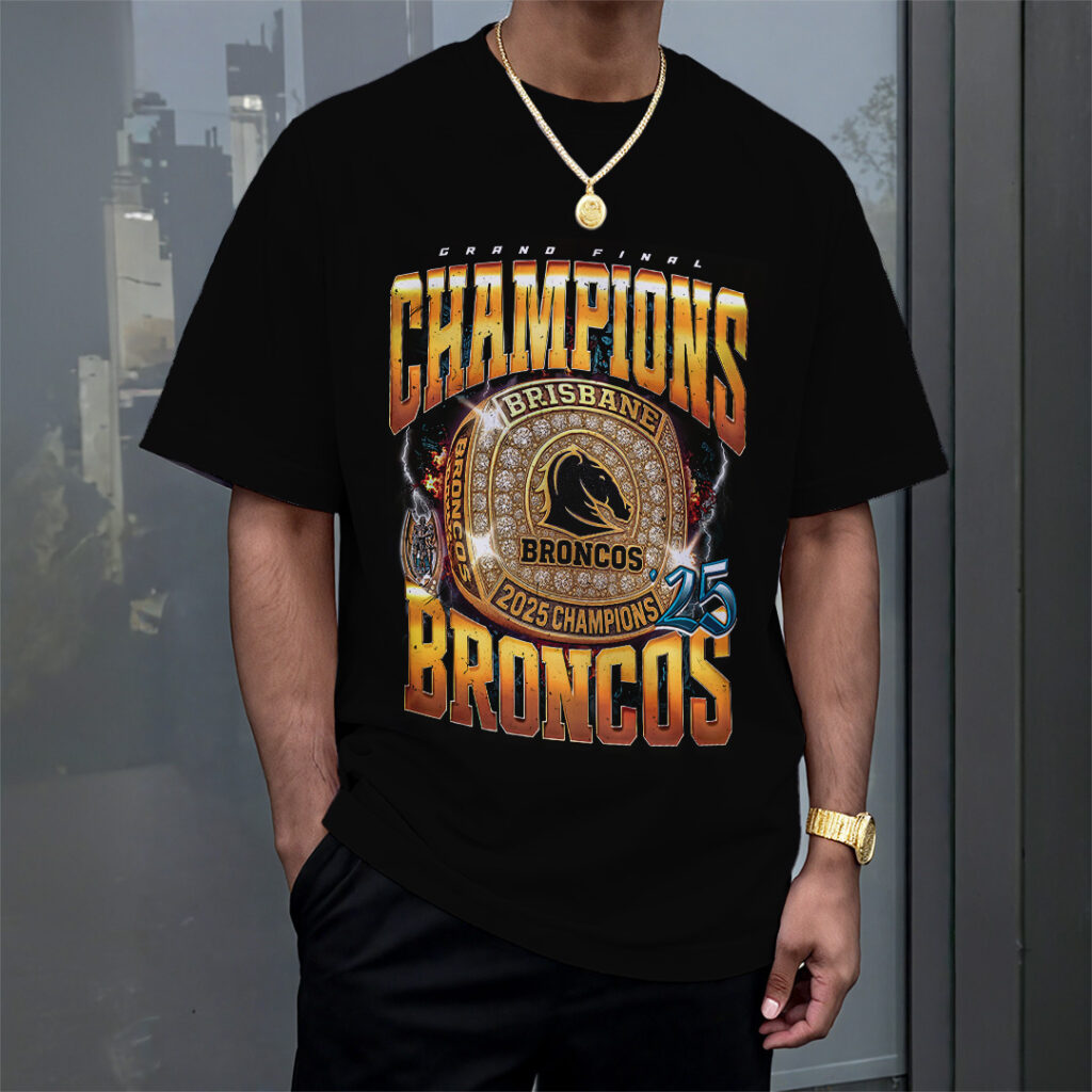 Brisbane Broncos 2025 Premiership 3D Apparel – TANTN17223 | Gifnestbuys