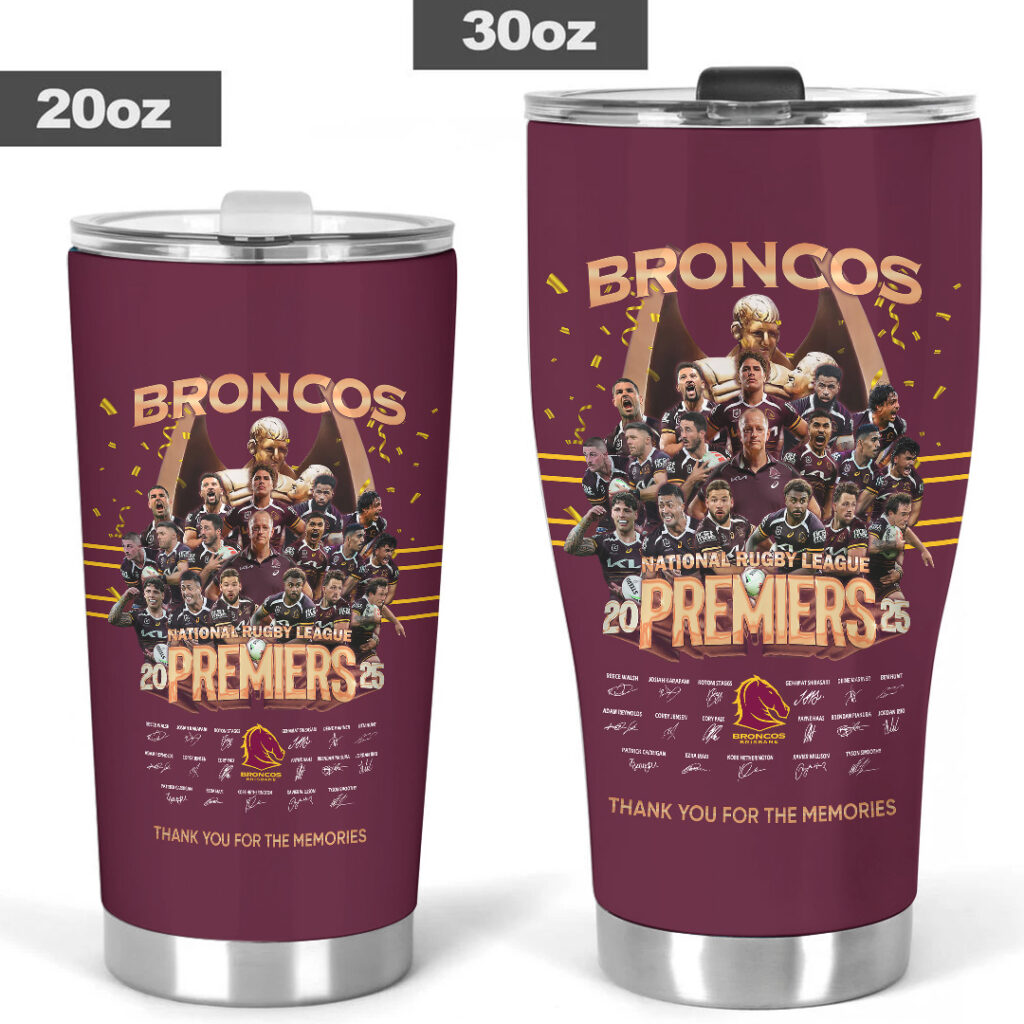 Brisbane Broncos 2025 Premiership Tumbler Cup – TANTN17801 | Gifnestbuys