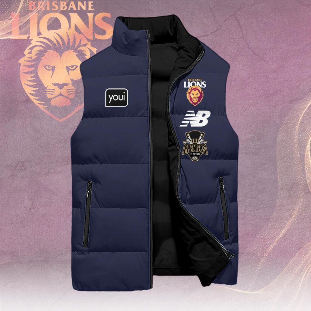 Brisbane Lions 2025 AFL Premiers 3D Sleeveless Down Jacket – HOATT14020 ...