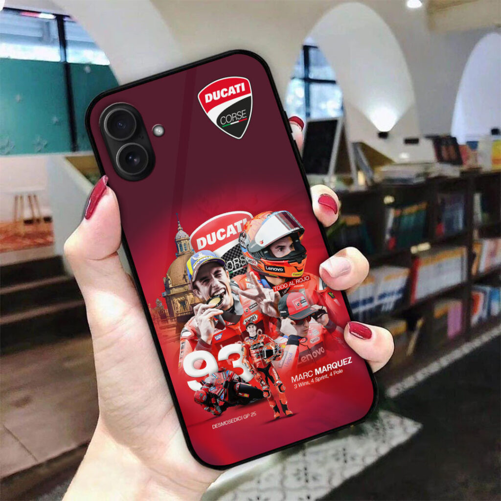 Ducati Lenovo Team x Marc Márquez 2025 MotoGP World Champion Phone Case ...