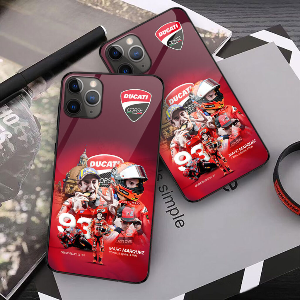 Ducati Lenovo Team x Marc Márquez 2025 MotoGP World Champion Phone Case ...
