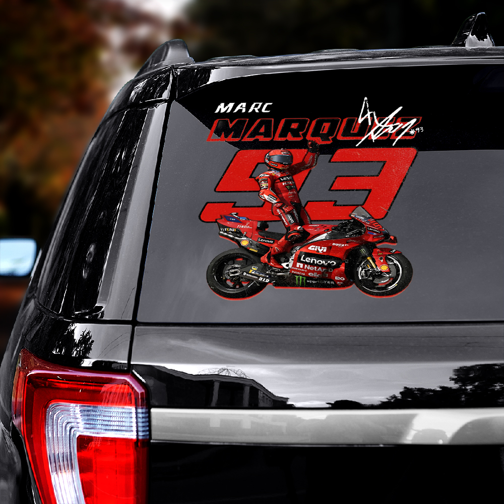 Ducati Lenovo Team x Marc Márquez 3D Car Sticker – HOATT13882 | Gifnestbuys