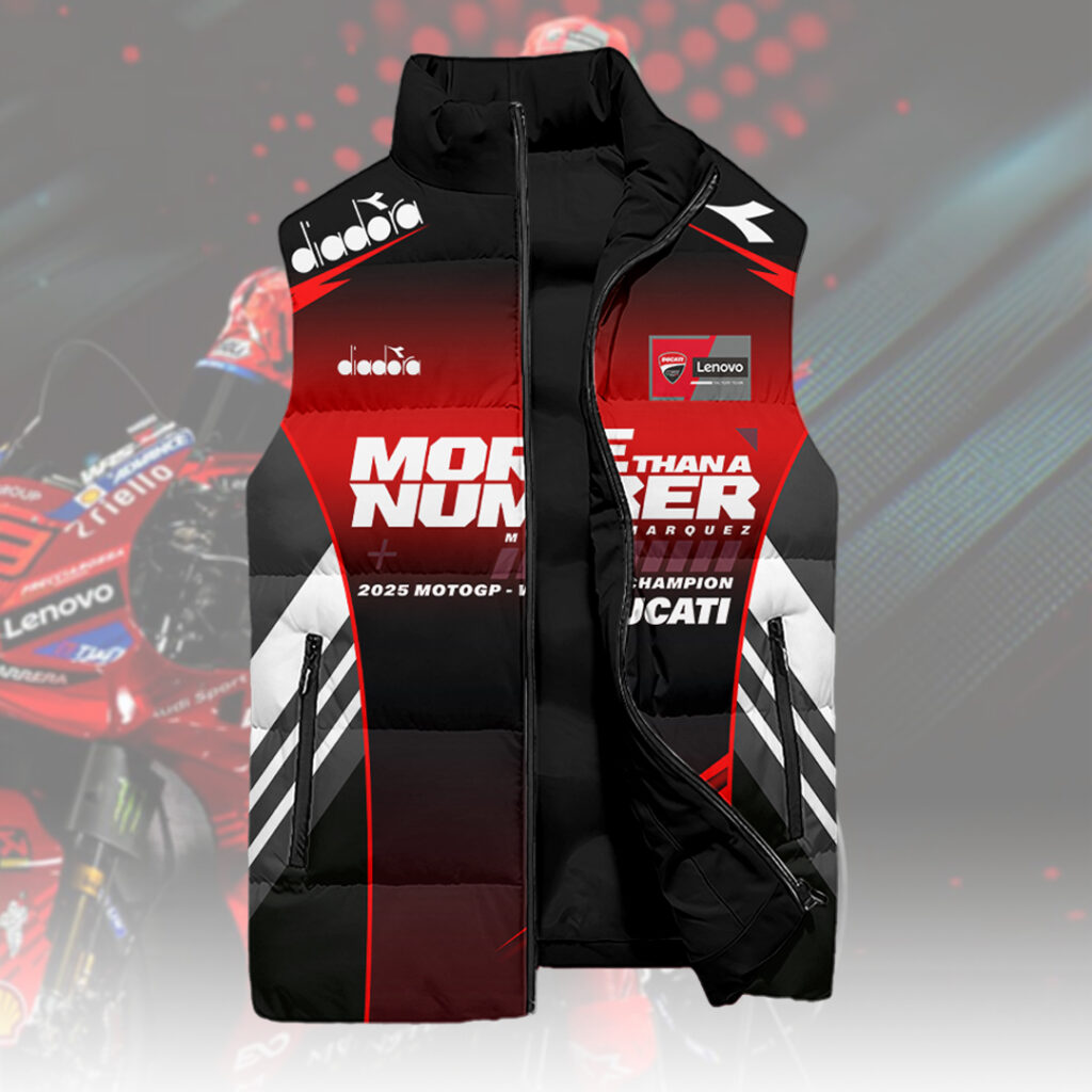 Ducati Lenovo Team x Marc Márquez 2025 World Champion 3D Sleeveless ...