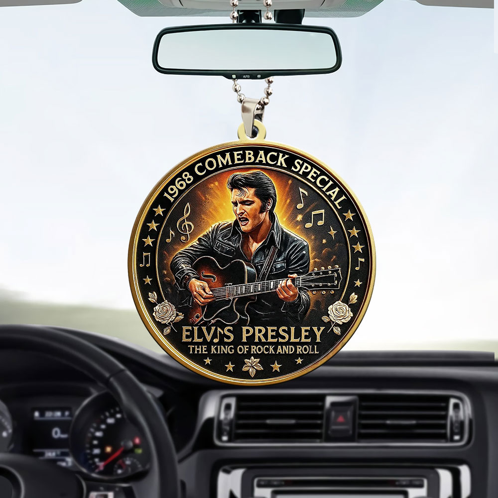 Elvis Presley Custom Shape 2-sided Acrylic Car Ornament – TANTN17062 ...