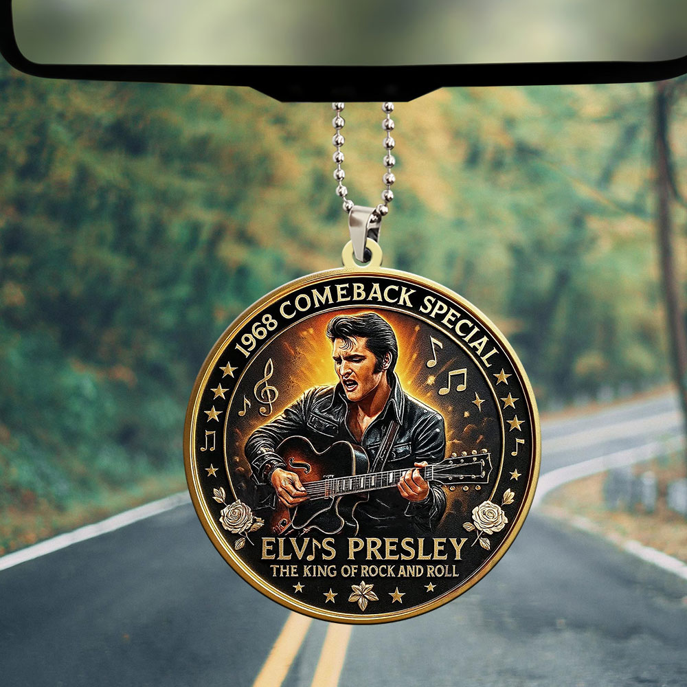 Elvis Presley Custom Shape 2-sided Acrylic Car Ornament – TANTN17062 ...