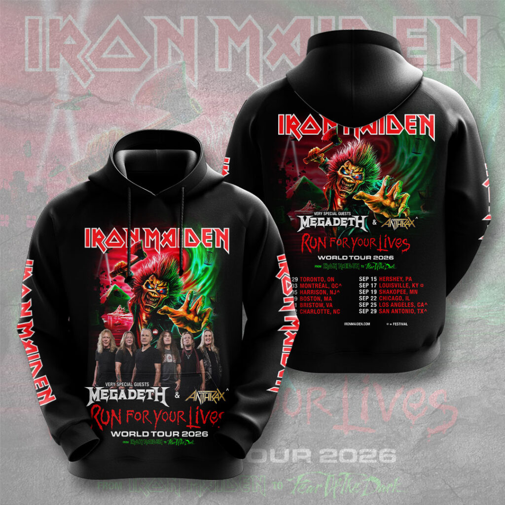 Iron Maiden Run for Your Lives 2026 3D Apparel – TMTHU1711 | Gifnestbuys