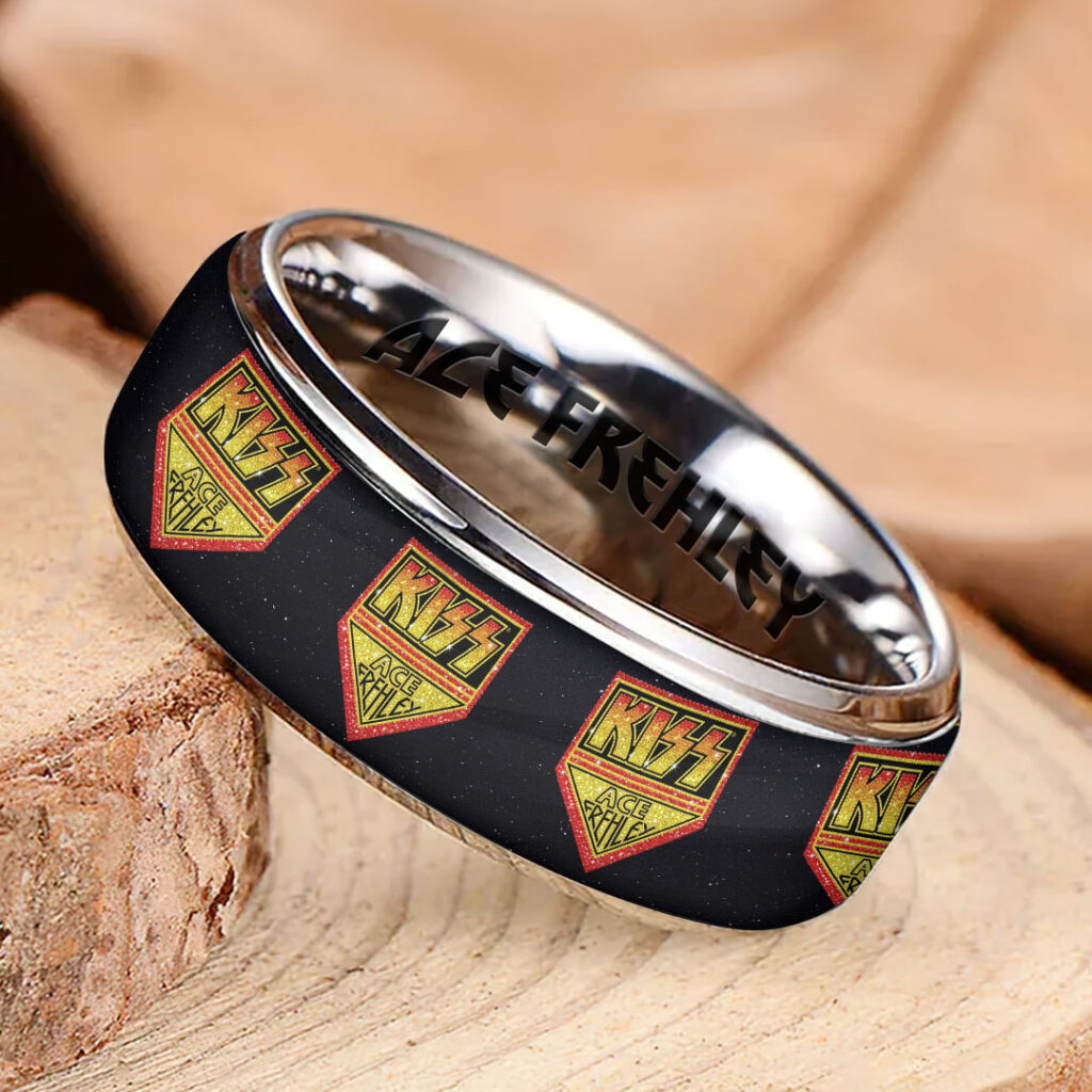 KISS x Ace Frehley Custom Alloy Ring – TMTHU1565 | Gifnestbuys