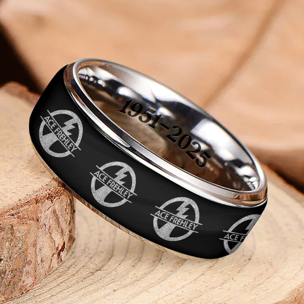 KISS x Ace Frehley Custom Alloy Ring – HOATT14002 | Gifnestbuys