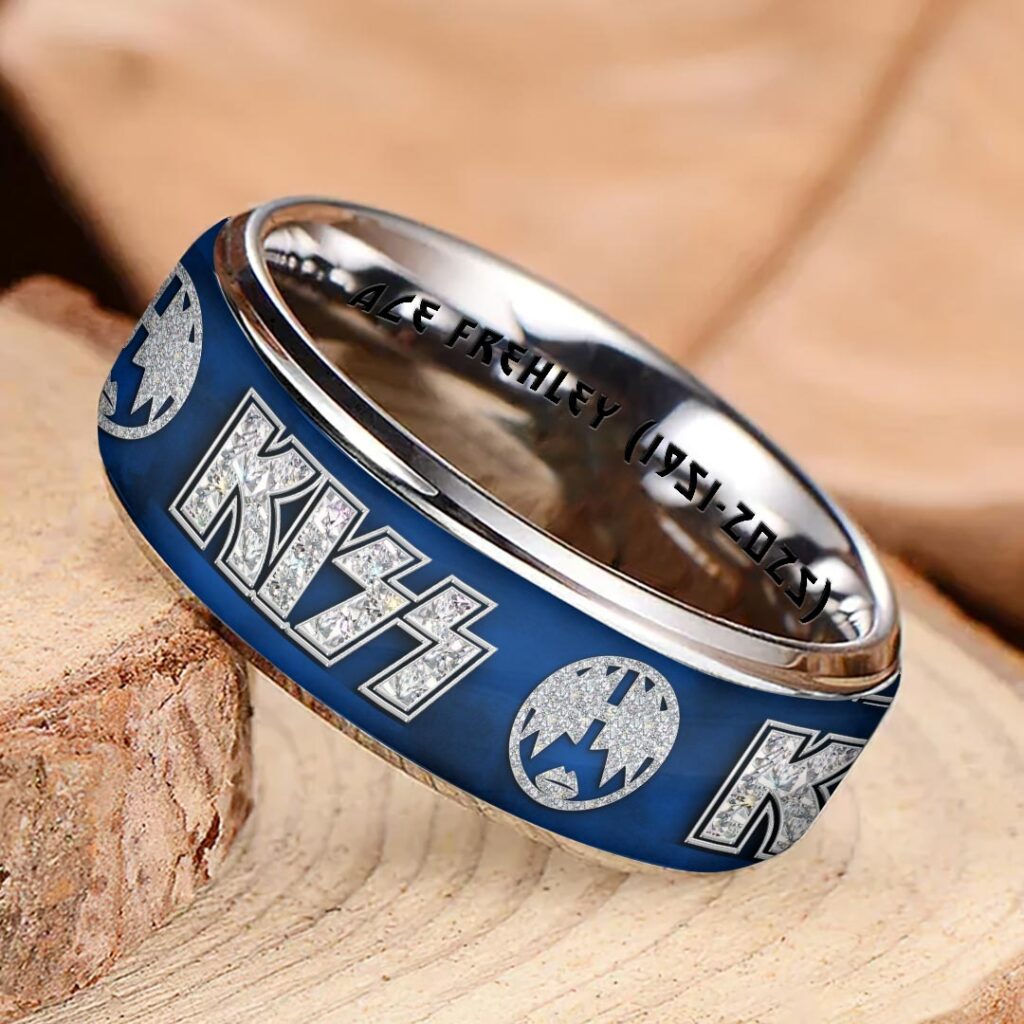KISS x Ace Frehley Custom Alloy Ring – HOATT14136 | Gifnestbuys