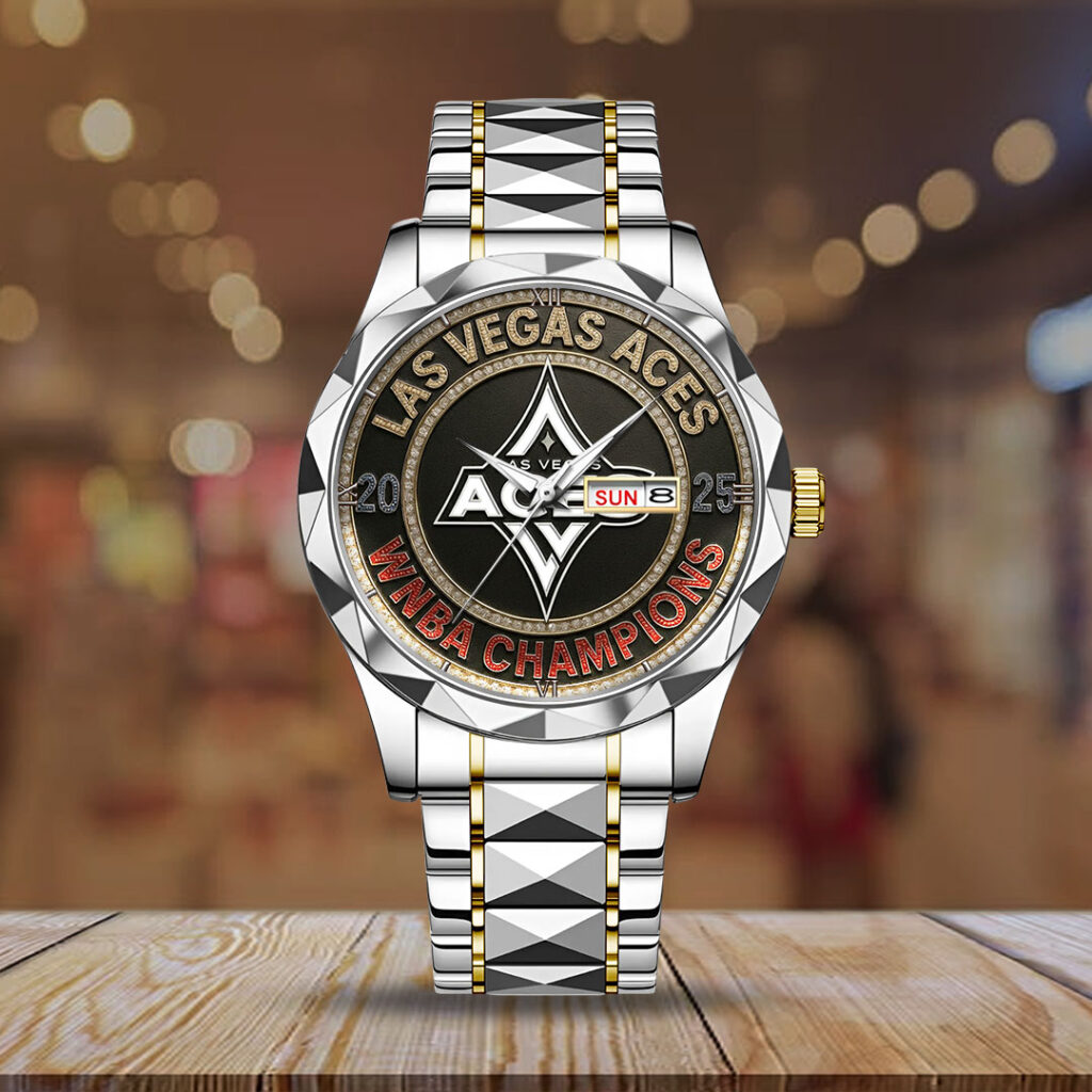 Las Vegas Aces WNBA Champions 2025 Alloy Luxury Quartz Watch ...