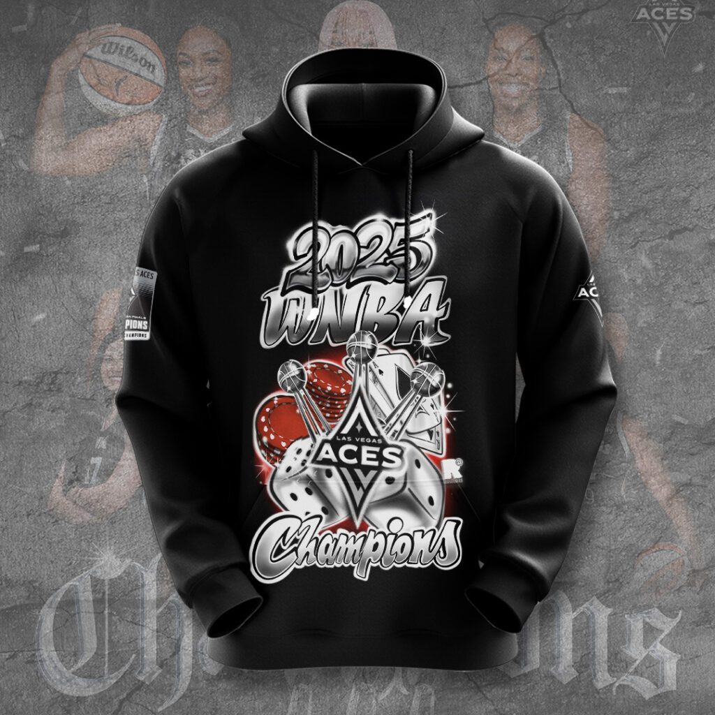 Las Vegas Aces 2025 WNBA Finals Champions 3D Apparel – TANTN1756 ...