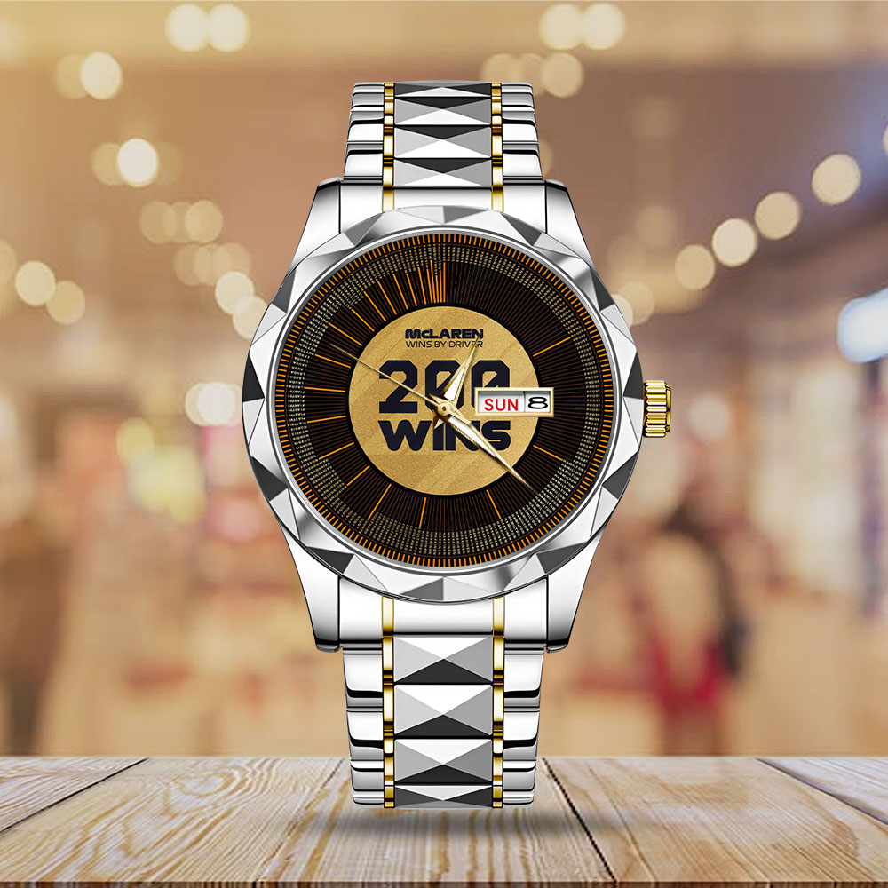 McLaren Formula 1 Team 200 WINS Alloy Luxury Quartz Watch – TANTN17392 ...