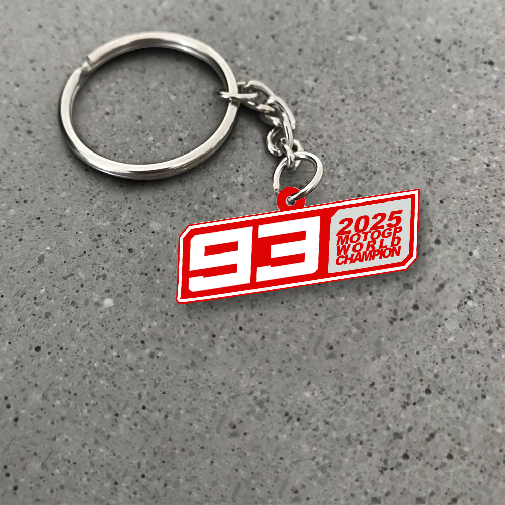 Ducati Lenovo Team x Marc Márquez 2025 Custom Shape 2-sided Keychain ...
