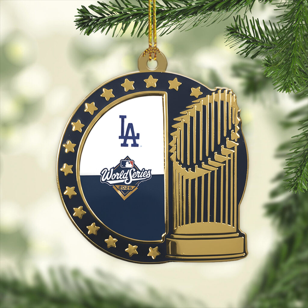 Los Angeles Dodgers 2025 Custom Shape 2-sided Acrylic Ornament ...