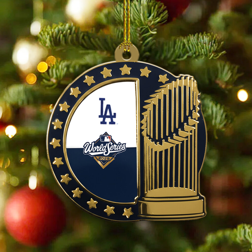 Los Angeles Dodgers 2025 Custom Shape 2-sided Acrylic Ornament ...
