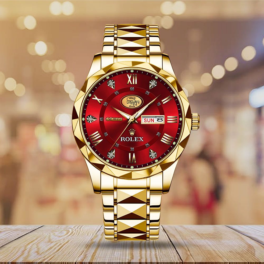 San Francisco 49ers x Rolex Alloy Luxury Quartz Watch – MAITM13409 ...