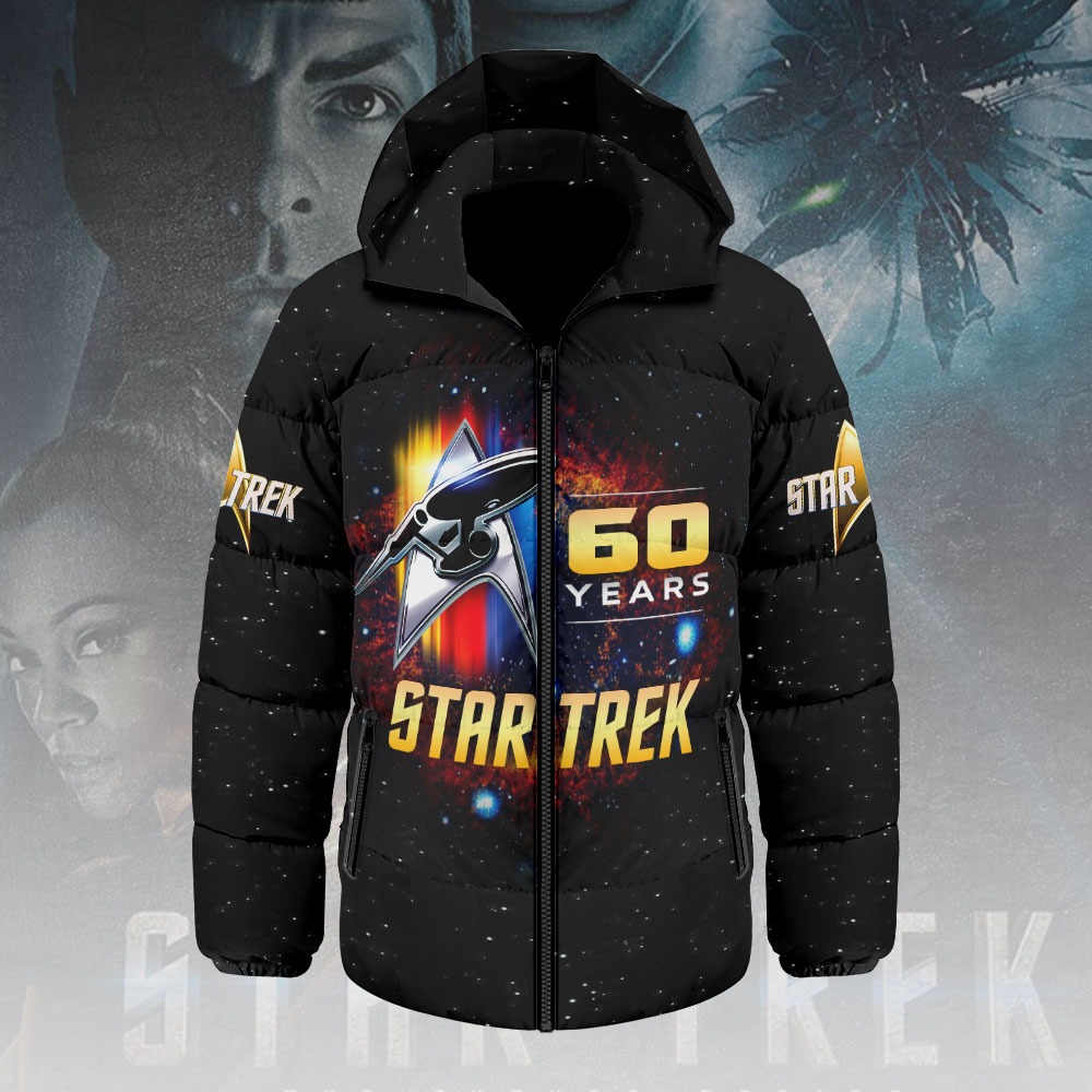 Star Trek: The Original Series 60th Anniversary Thickened Down Hooded ...