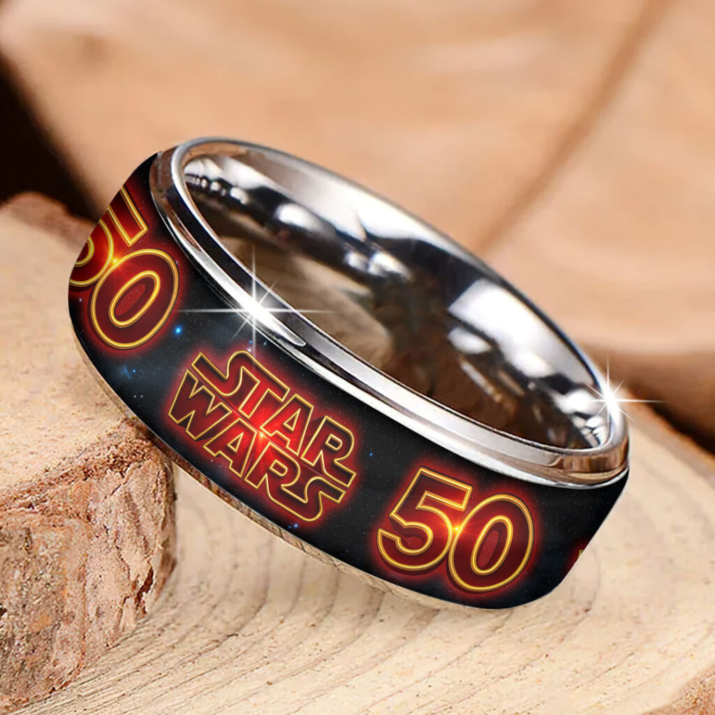 Star Wars 50th Anniversary 2027 Custom Alloy Ring – TMTHU1478 | Gifnestbuys
