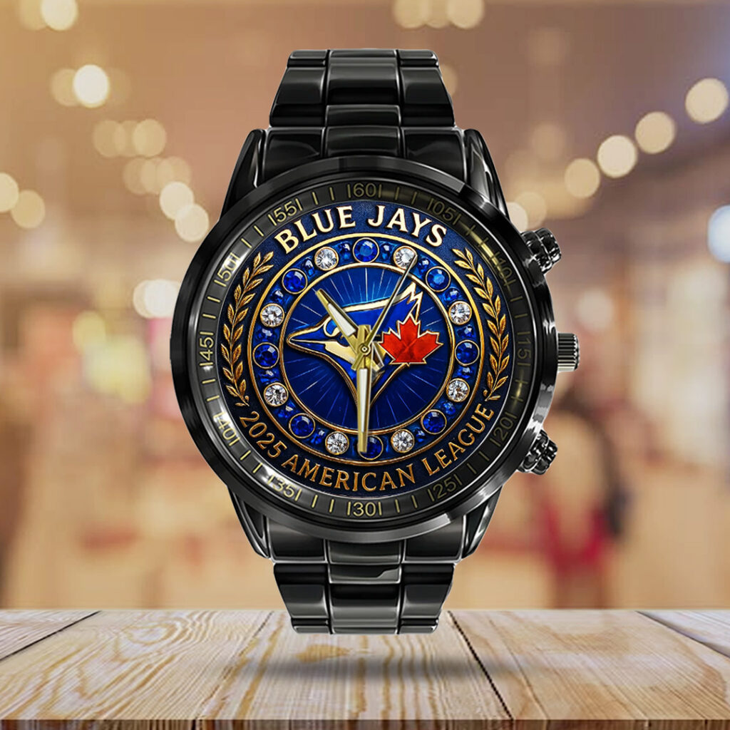 Toronto Blue Jays 2025 American League Champions Black Stainless Steel ...