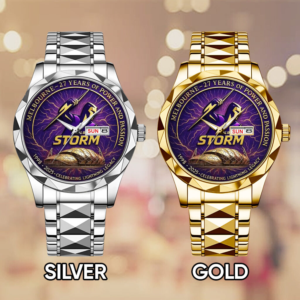 Melbourne Storm 27th Anniversary 2025 Alloy Luxury Quartz Watch ...