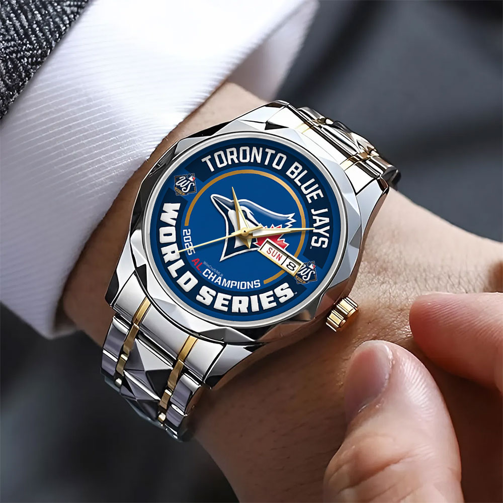 Toronto Blue Jays 2025 American League Champions Alloy Luxury Quartz ...