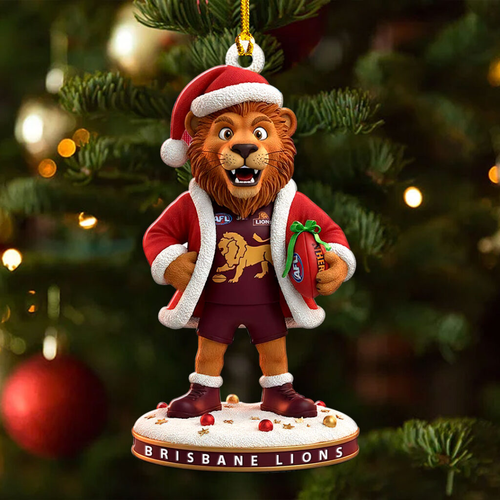 Brisbane Lions Custom Shape 2-sided Acrylic Ornament – HOATT14682 ...