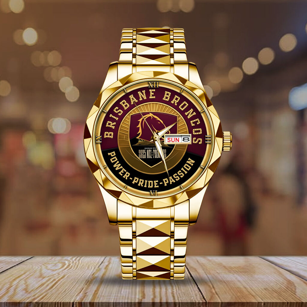 Brisbane Broncos Alloy Luxury Quartz Watch – TMTHU2162 | Gifnestbuys