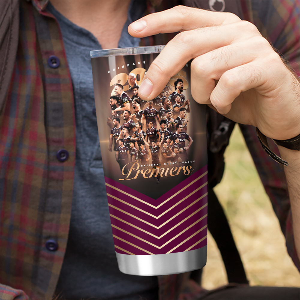 Brisbane Broncos 2025 NRL Premiers Tumbler Cup – TMTHU2005 | Gifnestbuys