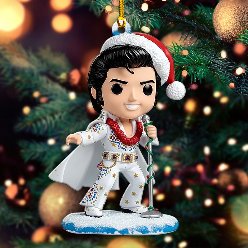 Elvis Presley Custom Shape 2-sided Acrylic Ornament – HOATT14678 ...
