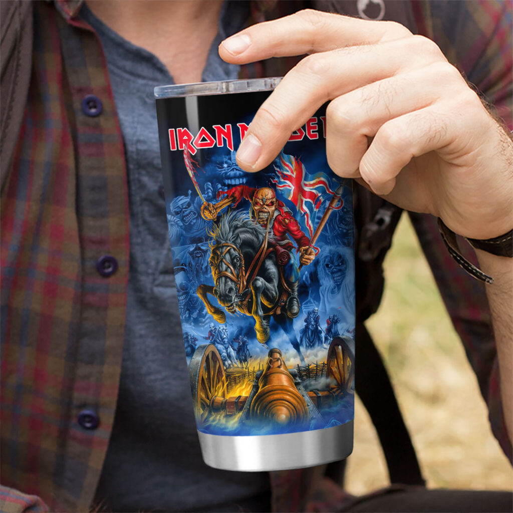 Iron Maiden 50th Anniversary Tumbler Cup – HOATT14461 | Gifnestbuys
