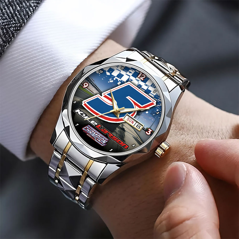Kyle Larson 2025 NASCAR Cup Series Champion Alloy Luxury Quartz Watch ...